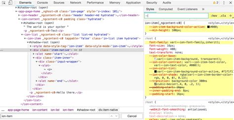 Shadow DOM Usage In Ionic Web Components Josh Morony