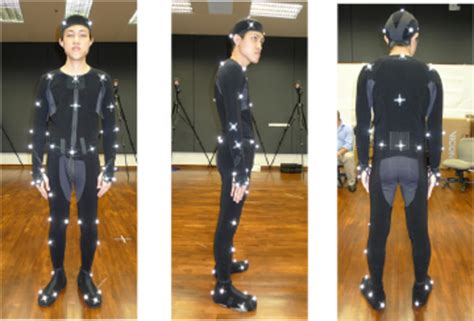 Motion Capture Session For Human Agents Download Scientific Diagram