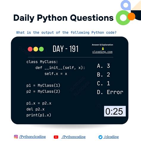 Python Coding On Linkedin Python Coding Challenge Day 191 What Is