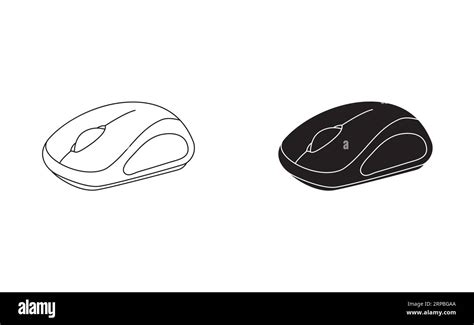 3d Desktop Computer Mouse Icon Stock Vector Image And Art Alamy