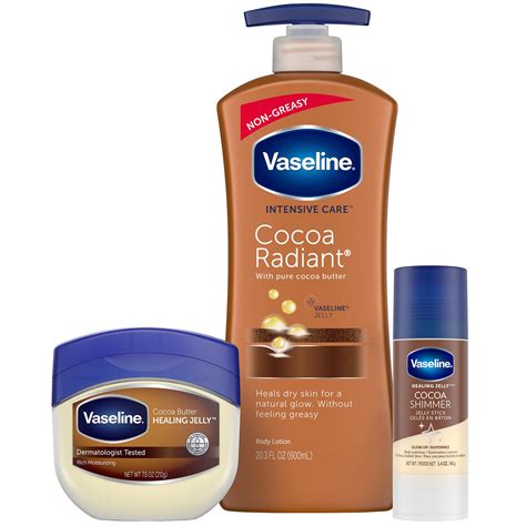 Vaseline Intensive Care Cocoa Radiant Lotion Bundle 20 3oz Lotion 7