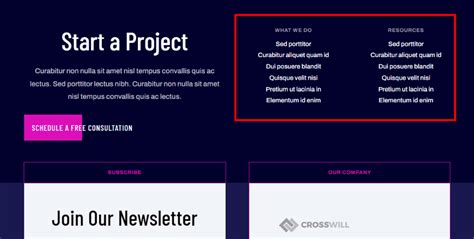 How To Use Blurb Modules As Footer Items With Divi