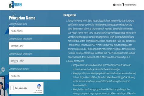 cara cek nisn online lewat nisn data kemdikbud go id