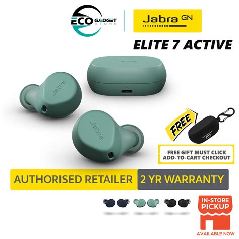 Jabra Elite Active True Wireless Earbuds Jabra Shakegrip Anc Mics Add Free Silicone