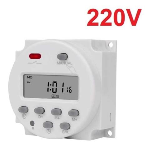 Promo Timer Switch Digital Time Delay Relay 220v 12v Cn101a Untuk Lampu 220v Diskon 23 Di