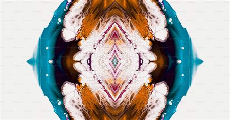 빨강 흰색 파랑 꽃의 추상적인 이미지 사진 Unsplash의 예술 이미지