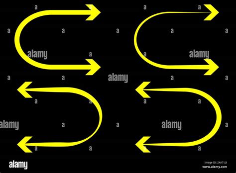 Arrow Pointing Both Sides Direction Sign Right And Left Side Arrow
