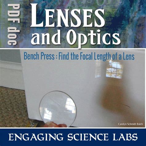 Convex Lenses Focal Length And Optics Science Experiment HandsOn Science Labs