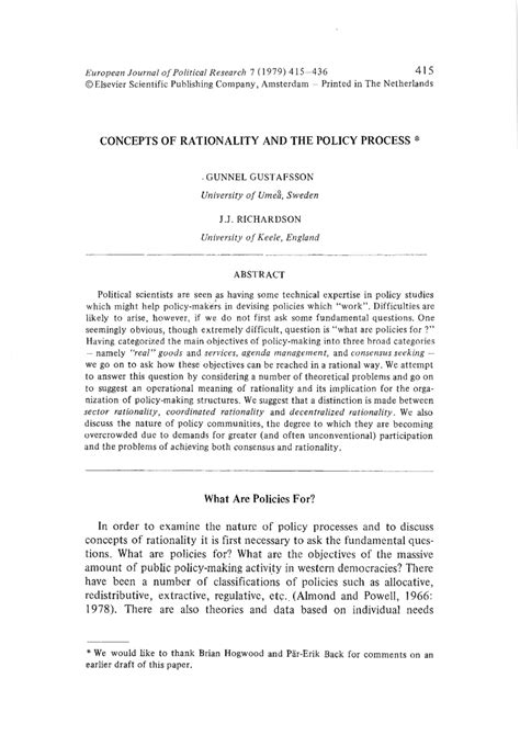 Pdf Concepts Of Rationality Pdf Concepts Of Rationality