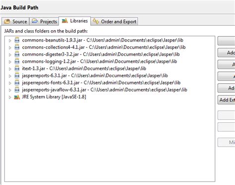Jasperreports Imprimer Avec Jasperreports Javalangnoclassdeffounderror Orgapachecommons