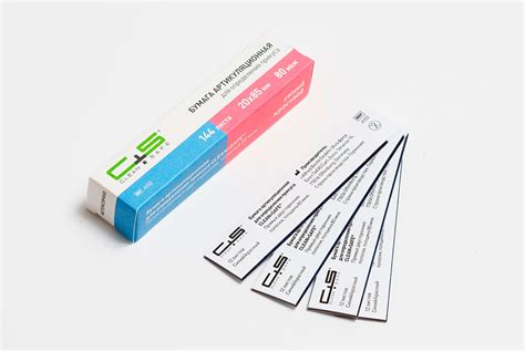 Артикуляционная бумага для определения прикуса, прямые полоски, цвет ...