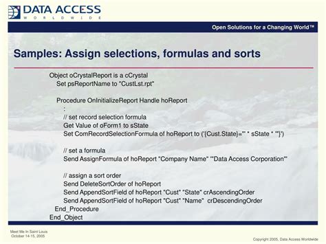 Ppt Using The Crystal Rdc Interface In Visual Dataflex Powerpoint