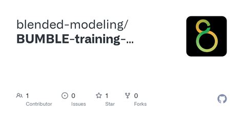 GitHub Blended Modeling BUMBLE Training Material