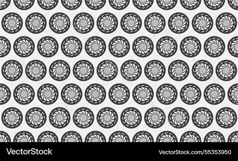 Hypnotic Grayscale Pattern Featuring Repeating Vector Image