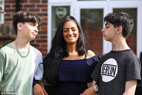 Teenage Sons Of Ex Glamour Model Say Selfie Taking Makes Them Cringe