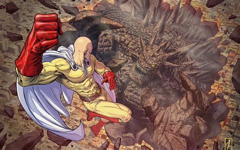 Saitama De One Punch Man Anime Fondo De Pantalla 4k Id4201