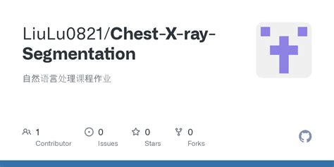 Github Liulu0821chest X Ray Segmentation 自然语言处理课程作业