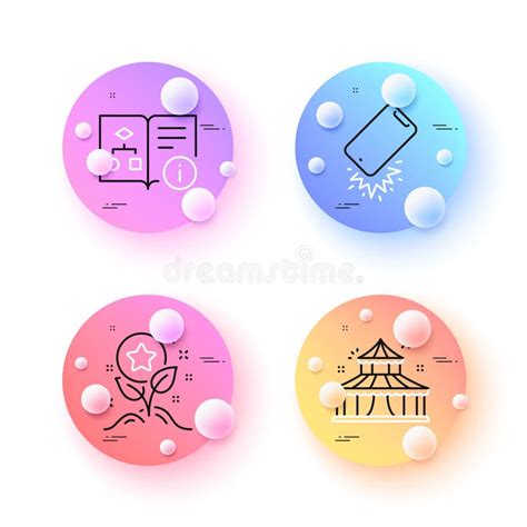 Loyalty Points Smartphone Broken And Technical Algorithm Minimal Line Icons For Web