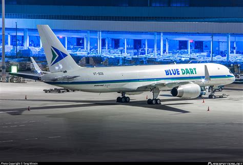 Vt Bdb Blue Dart Aviation Boeing 757 23npcfwl Photo By Tang Minxin