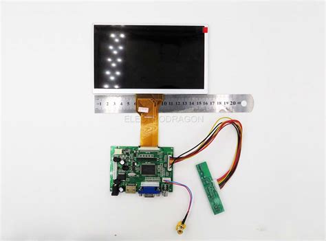 7 LVDS VGA LCD And Controller Board RPI Options ElectroDragon