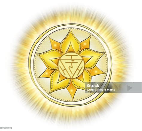 차크라 기호 태양 신경 분열 차크라 마니 푸라 힘 성격 힘 결정 나는 할 Sacred Geometry에 대한 스톡 벡터 아트 및 기타 이미지 Istock