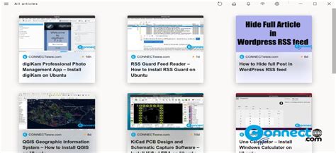 How To Install Fluent Reader On Ubuntu RSS Feed Reader CONNECTwww