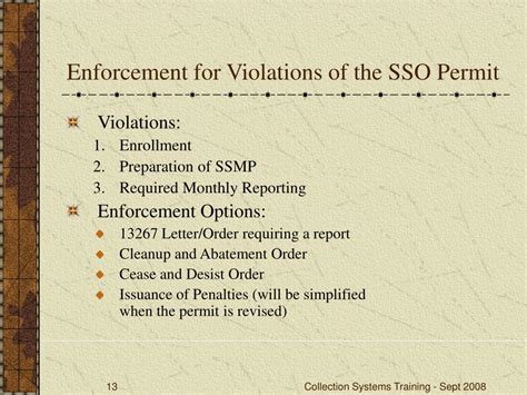 Ppt Sanitary Sewer Overflow Enforcement Options Powerpoint