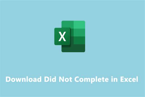 Fixed Power Query Download Did Not Complete In Excel