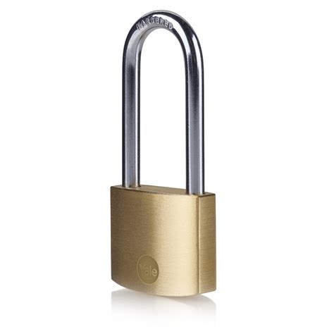 Cadenas en laiton mm anse en acier cémenté avec clés YALE Bricozor