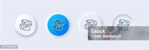 문서 워크플로우 라인 아이콘입니다 문서 파일 페이지 기호입니다 선 아이콘 벡터 3차원 형태에 대한 스톡 벡터 아트 및 기타 이미지 3차원 형태 고급 관료 Istock