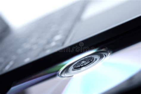 Laptop And Clock Stock Photo Image Of White Desk Clock 8855452