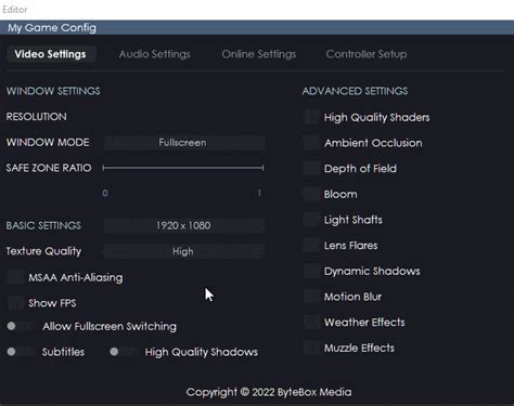 config file creator product tour config file creator