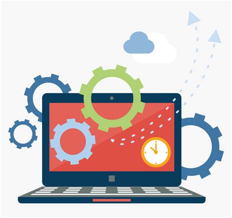 Computer Research Clipart