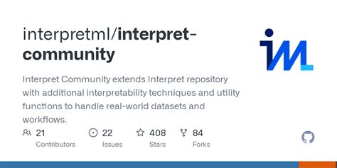 Github Interpretmlinterpret Community Interpret Community Extends