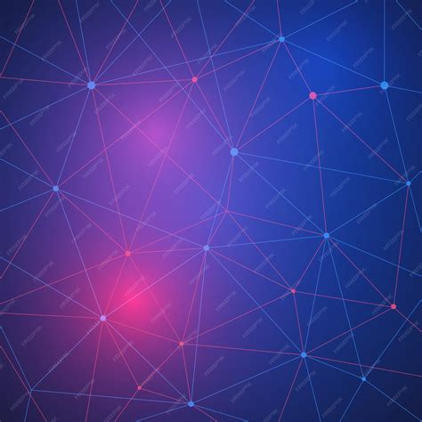 premium vector blockchain network concept distributed ledger
