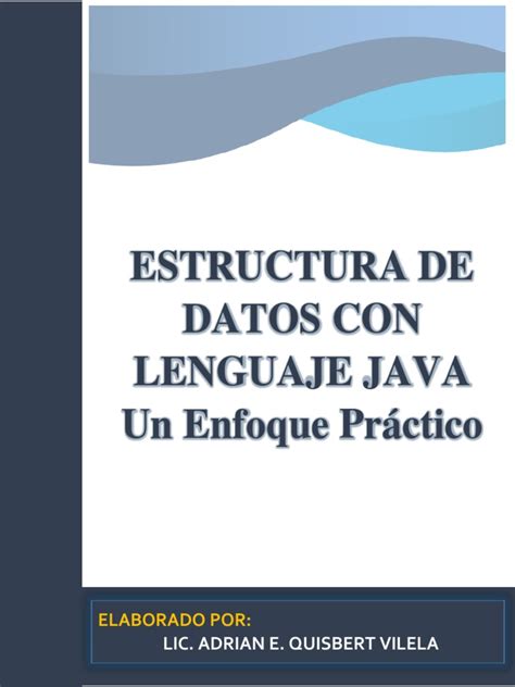 libro estructura de datos adrian quisbert vilela pdf archivo de