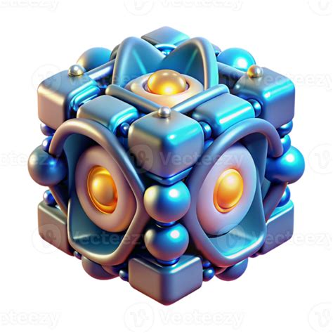 Serene Rustic A Quantum Computer Core Glowing With Energy Complex Geometric Shapes Dramatic