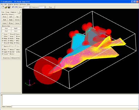 Visual Representation Of The Geometry Surface Mesh And Mesh Sources