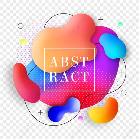 질감 된 유체 무지개 일러스트 색 그라데이션 추상 멤피스 테두리요약종이 Png 일러스트 무료 다운로드 Lovepik