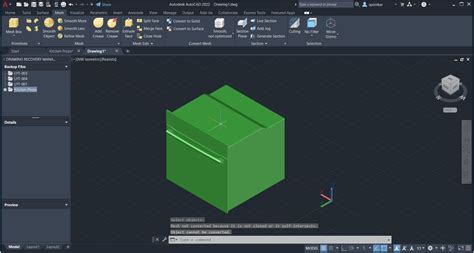 Need Help Converting 3d Mesh To 3d Solid Autodesk Community