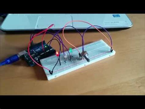 Potenciómetro controla encendido apagado LEDs con Arduino YouTube