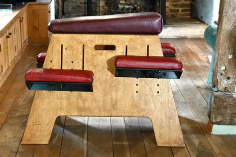 Bdsm Wooden Bench Dungeon Furniture Flogger Spanking Torture Bench Sex Furniture £39500