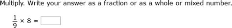 IXL Multiply Fractions And Whole Numbers Grade Math