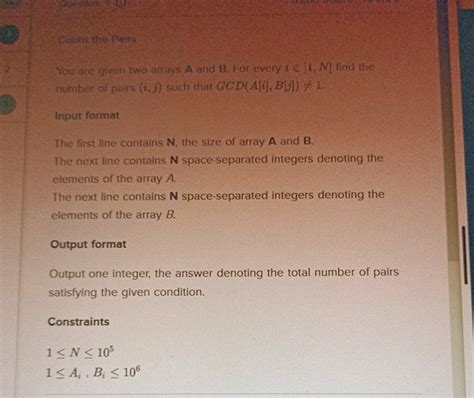 Cone Giepers You Are Given Two Arrays A And B StudyX