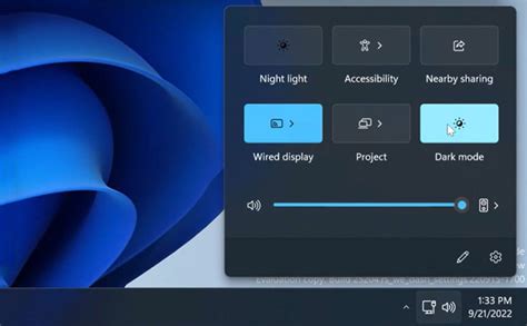 Windows 11 Sắp Có Nút Quick Settings Kích Hoạt Nhanh Dark Mode The Sam House Cộng đồng