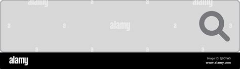 Gray Search Box A Search Bar With Input Fields Editable Vector Stock