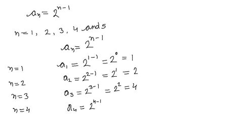 SOLVED Writing The Terms Of A Sequence In Exercises Write The First Five Terms Of The