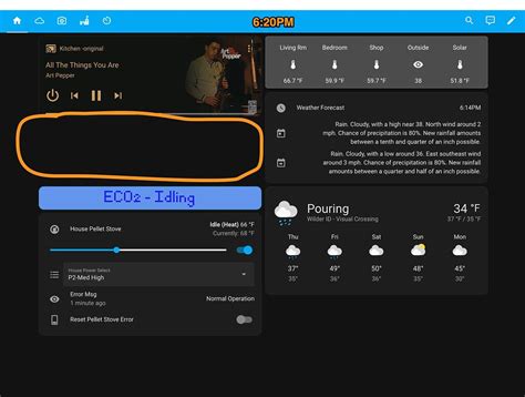 how to add time to top of dashboard and layout problem frontend home assistant community