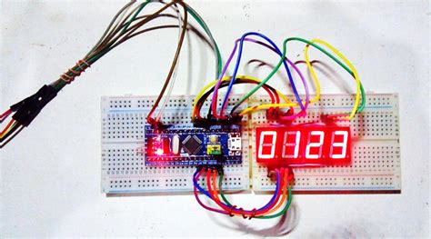 stm32f103 scanning 4 digit seven segment