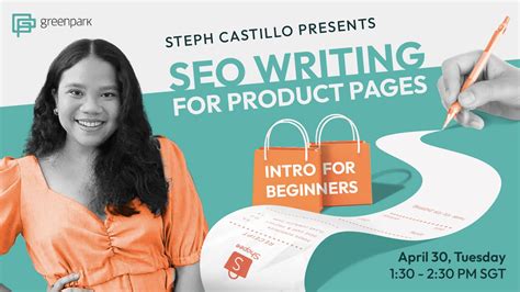 How To Write An Seo Optimized Product Page Recapping My First Masterclass Of 2024